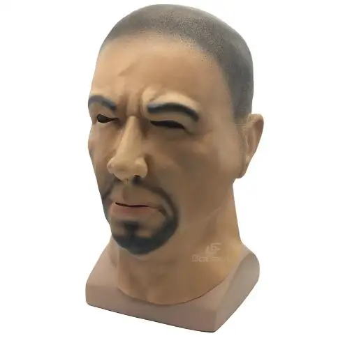 Ferocious Strong Man Halloween Mask Full Face Latex Mask Realistic ...