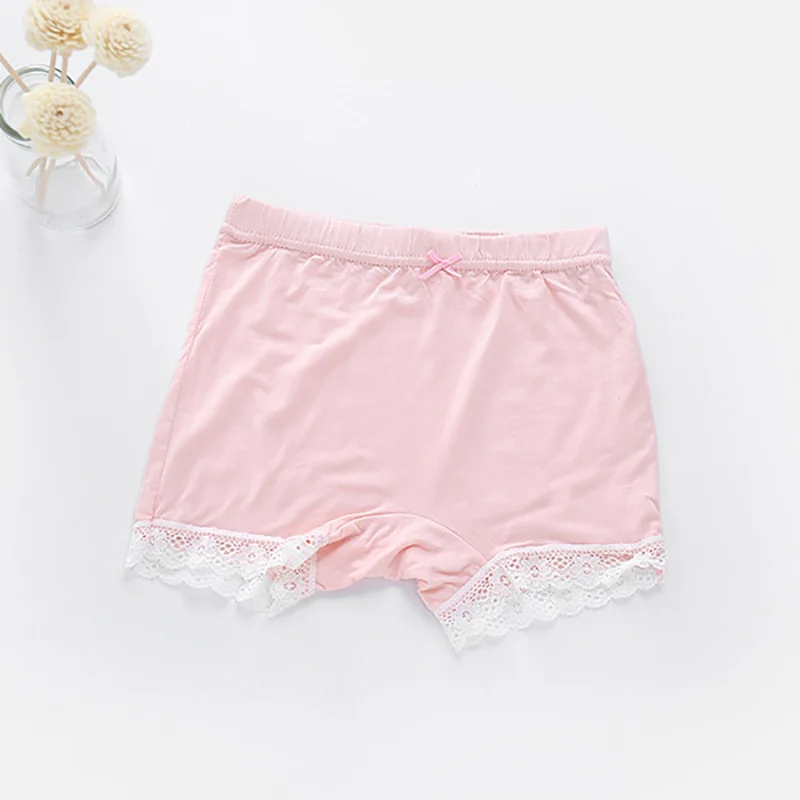 Girls Underwear Modal Lace Solid Color Panties For Girls Security Pants ...