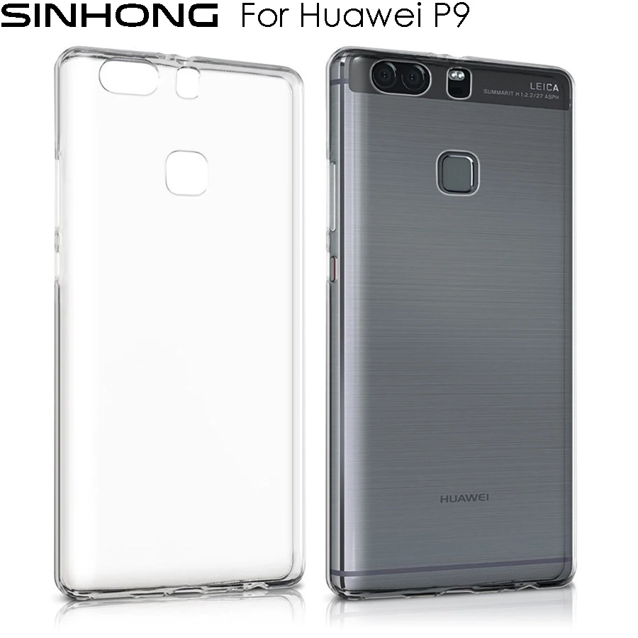Ultra Thin Transparent Silicon Case For Huawei P9 Cover Silicone Clear ...