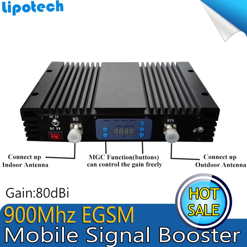 High Gain 80dB EGSM 900MHz Repeater สัญญาณขยาย GSM โทรศัพท์มือถือสัญญาณ ...