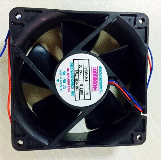F1238H24B 24V 0.22A 12038 ball bearing converter cooling fan - Uranful.com