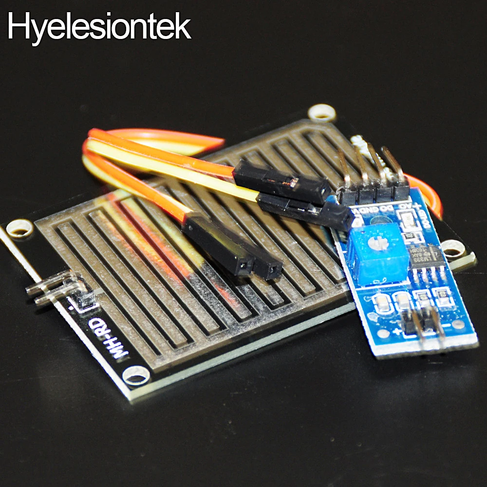 Rain Weather Sensor Module For Arduino Sensitive Detection Detector Sensor Starter Kit Board