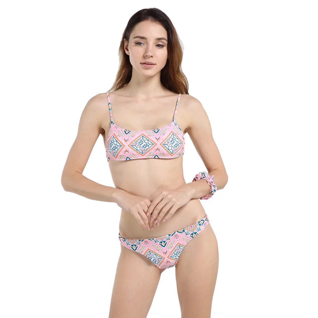 Sagace Print Women Sexy Bikinis Girls Bikini 2019 Hot Sale Padded Bra