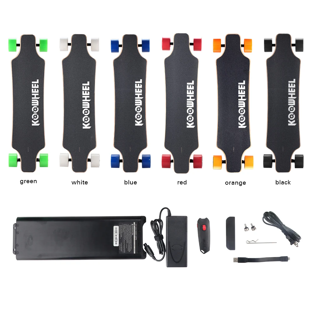 2017 Koowheel 4 wheels hoverboard remote control skateboard High Power ...