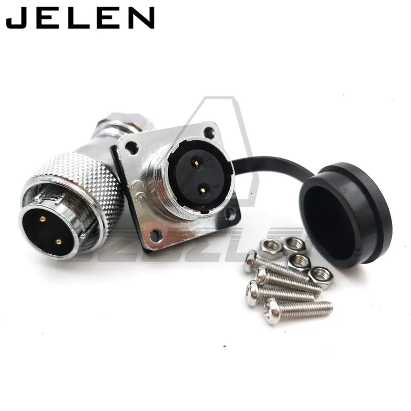 Ws16 Industrial Connectors 2 Pin Plug Socket, 2 Pin Connector ...