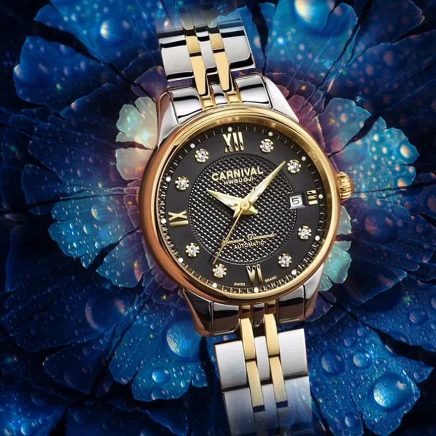 Carnival watch fully automatic mechanical watch fashion waterproof ...