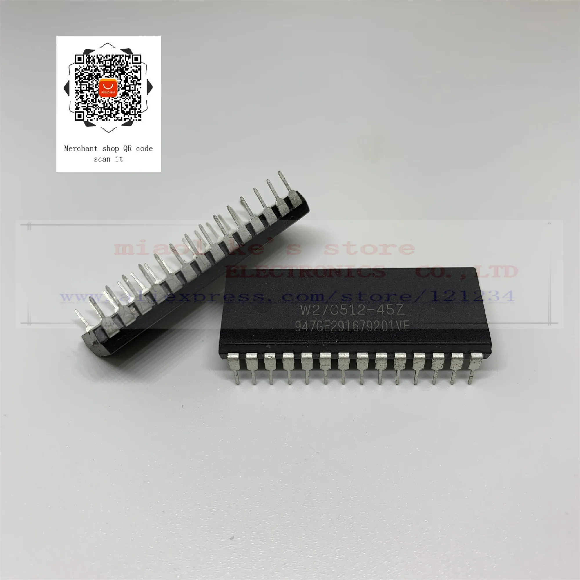 5PCS-LOT-100-New-Original-W27C512-45Z-W27C512-45-W27C512-27C512-DIP28 ...