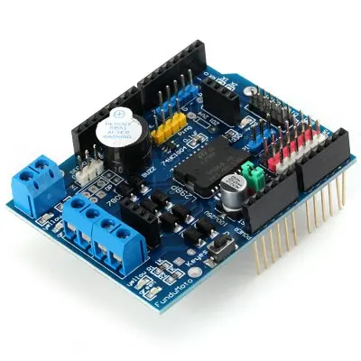L298P Shield R3 DC Motor Driver Module 2A H Bridge 2 way For Arduino ...