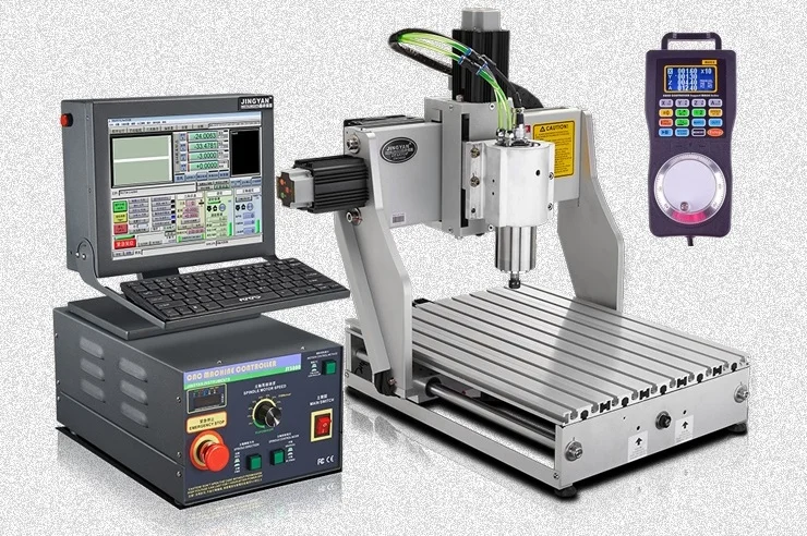 CNC Woodworking Router Machine 3040 4Axis With Mach3 Remote Control ...