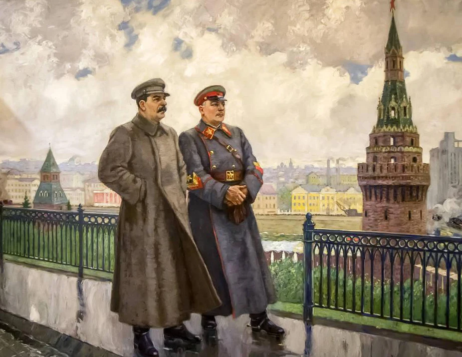HOT SALE # TOP art good quality SOVIET WW2 oil painting Russia joseph ...