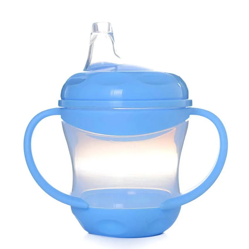 160ml Delicate Baby Sippy Bottle BPA Free PP Infant Learning Drinking ...