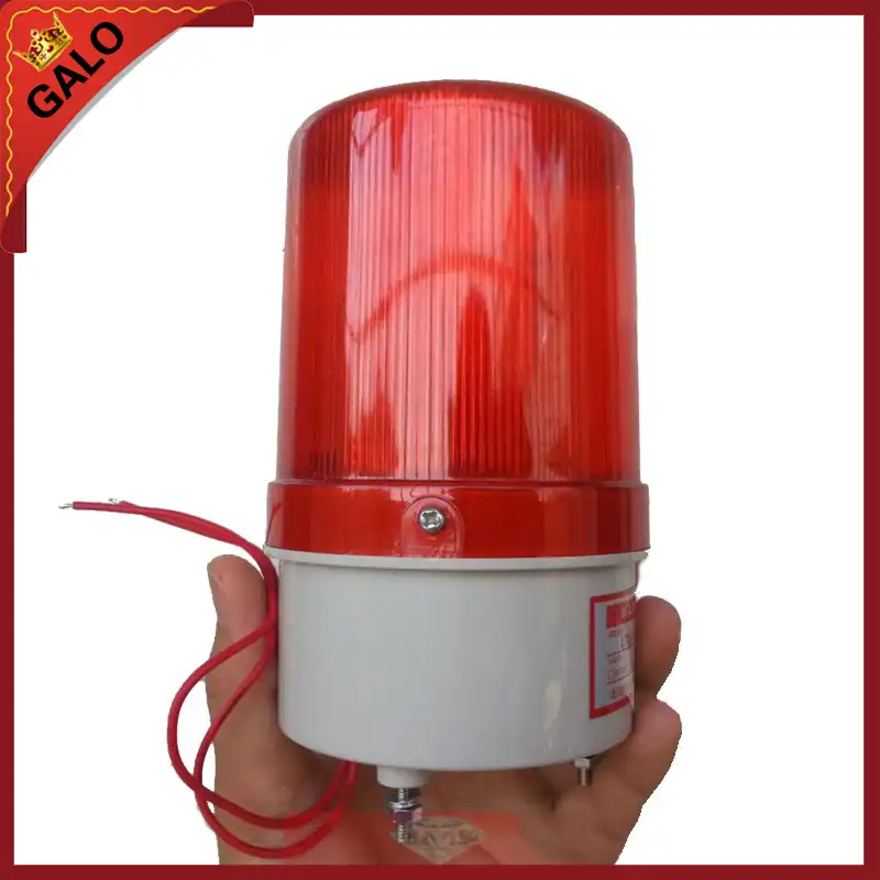 24V 12V 220V 110V RED Warning light LED lamp beacon for gsm alarm ...