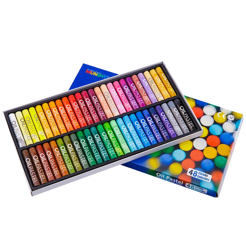 50 Colors/Set Soft Crayon Children Drawing Colored Stock Pen Graffiti ...
