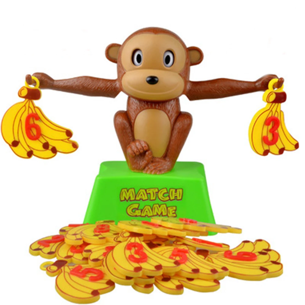 Children's Toy Math Addition And Subtraction Monkey Balance Parent ...