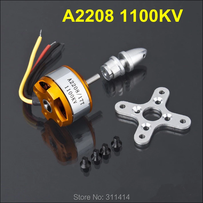 1piece Xxd A2208 1100kv Brushless Outrunner Motor 17t For Rc Aircraft ...