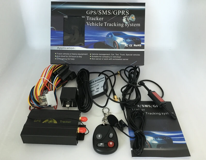 Buy Tk103b Vehicle Car Gps Tracker With Remote Control