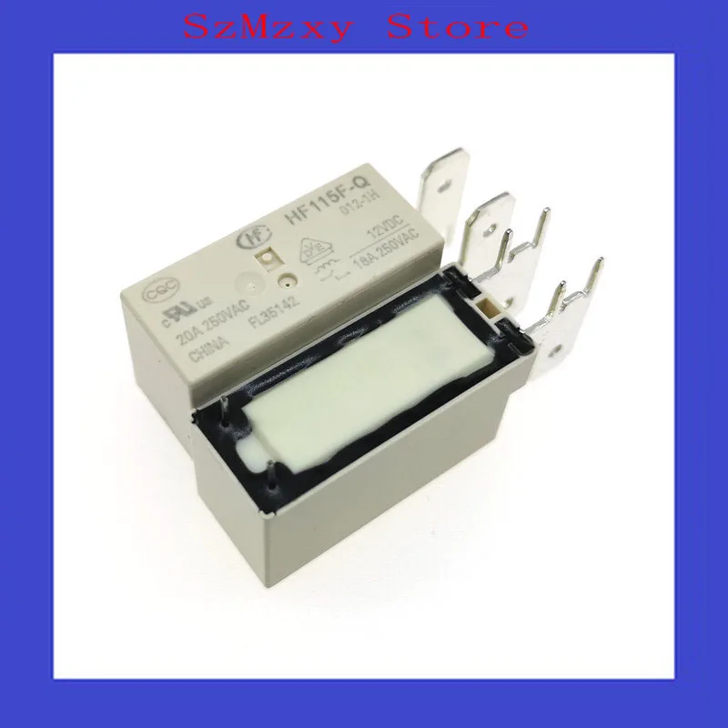 5PCS/Lot Relay HF115F Q 012 1H HF115F Q 012 1H 18A normally open 12V ...