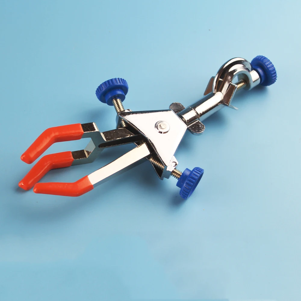 Laborklemme 3 Prong Finger Stil Labor 360 grad Swivel Typ Gummi ...