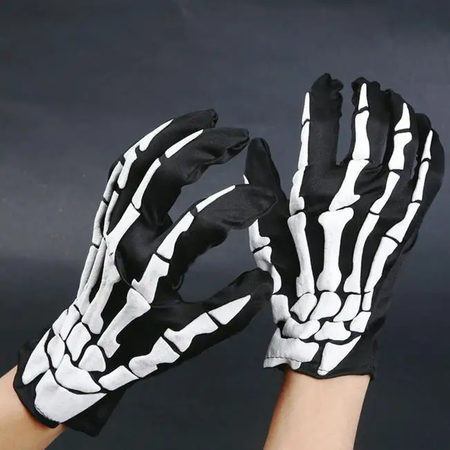 Halloween Skeleton Gloves Halloween Festival Party Magical Gloves ...