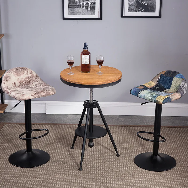 European and American country bar chairs Mediterranean style furniture ...