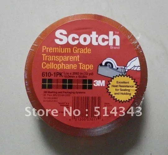 3m Scotch 610 - fasrface