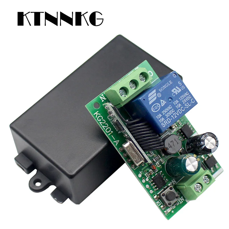 KTNNKG AC 85V 110V 220V 433Mhz Universal Wireless Remote Control Switch ...