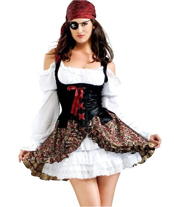 Sexy Buccaneer Babe Costume Ladies Costume Buccaneer Babe 3s1475 Free
