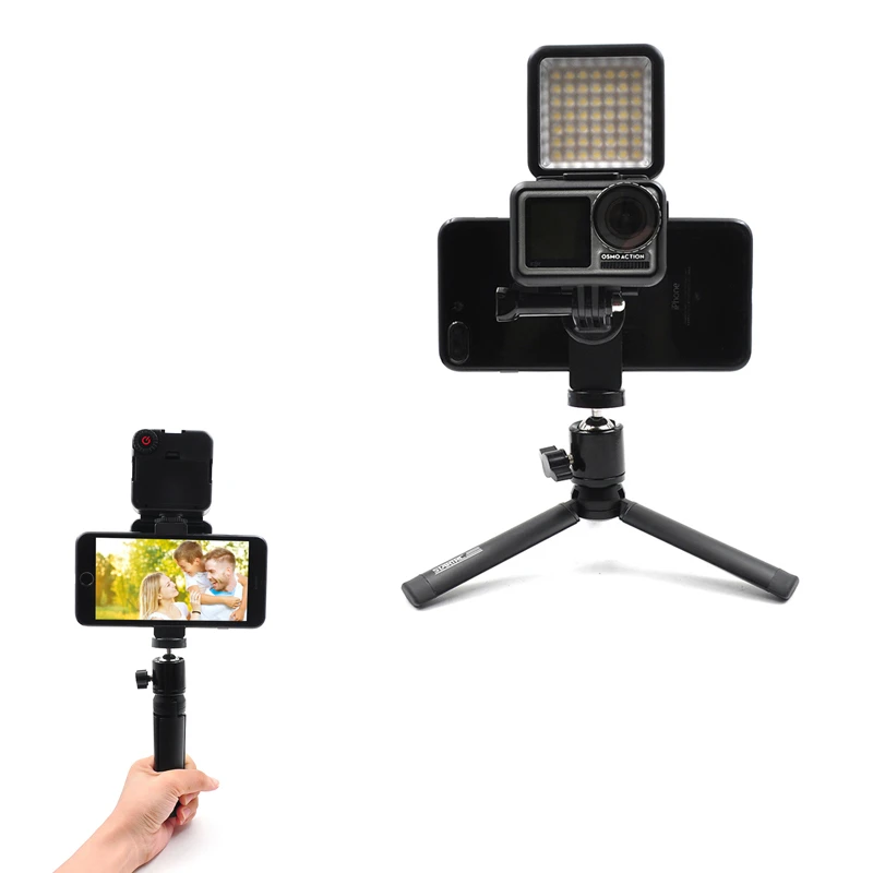 For DJI OSMO Action Camera Flexible Metal Handheld Tripod Holder with ...
