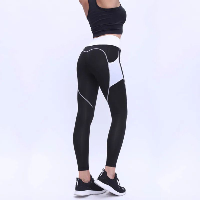 Heart Leggings Women Fitness Workout Sporting Pants Breathable Elastic ...