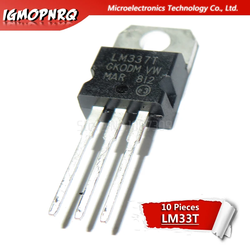 10pcs Lm337t Lm337 To-220 Voltage Regulators Lm317t Lm338t Lm350t Lm317 ...