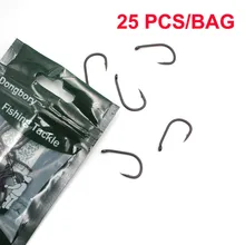 25X Carp Fishing Hooks Crank Hook Barbed Fish hooks High Carbon Steel ...