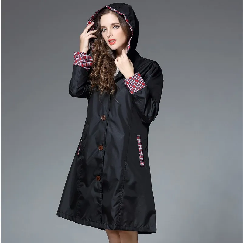 Long Thin Raincoat Women Windbreaker Breathable Rain Coat Ladies Waterproof Rainwhear Ponchos