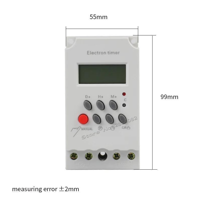 50~60Hz programmable timer switch Digital LCD microcomputer Time controller switch KG316T II din ...