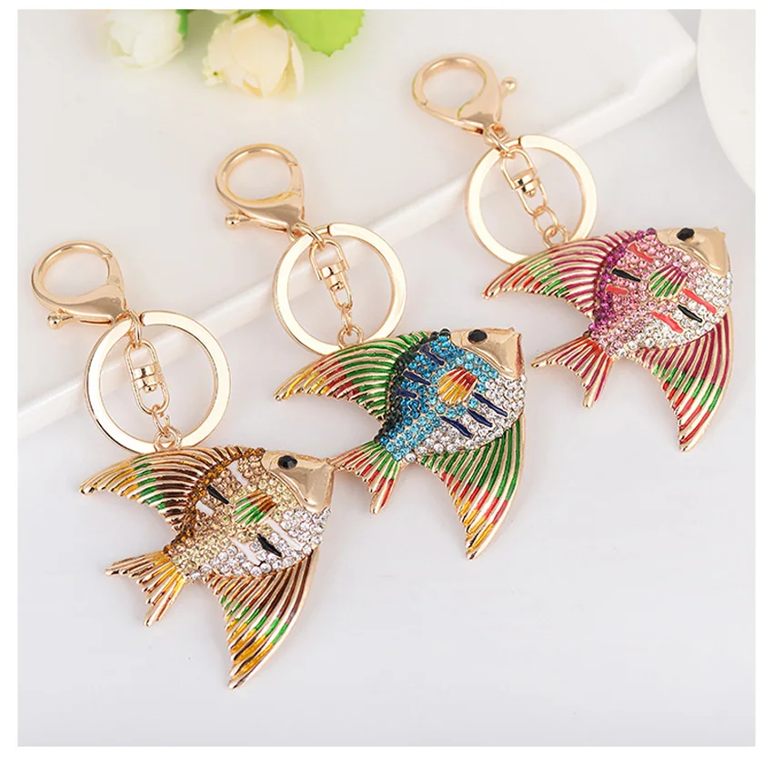 New Hot Summer Fashion Tropical Fish Keychain Pendant Bag Handbag ...