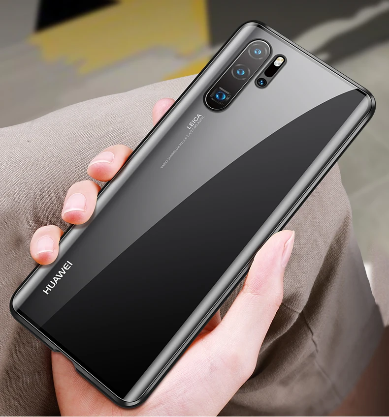 360 Полный Магнитный чехол для передней и задней панели, двойной боковой Чехол из закаленного ...