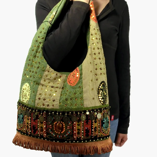 Vintage Boho Tribal Ethnic Thai Indian Boho hand bag messenger purse ...