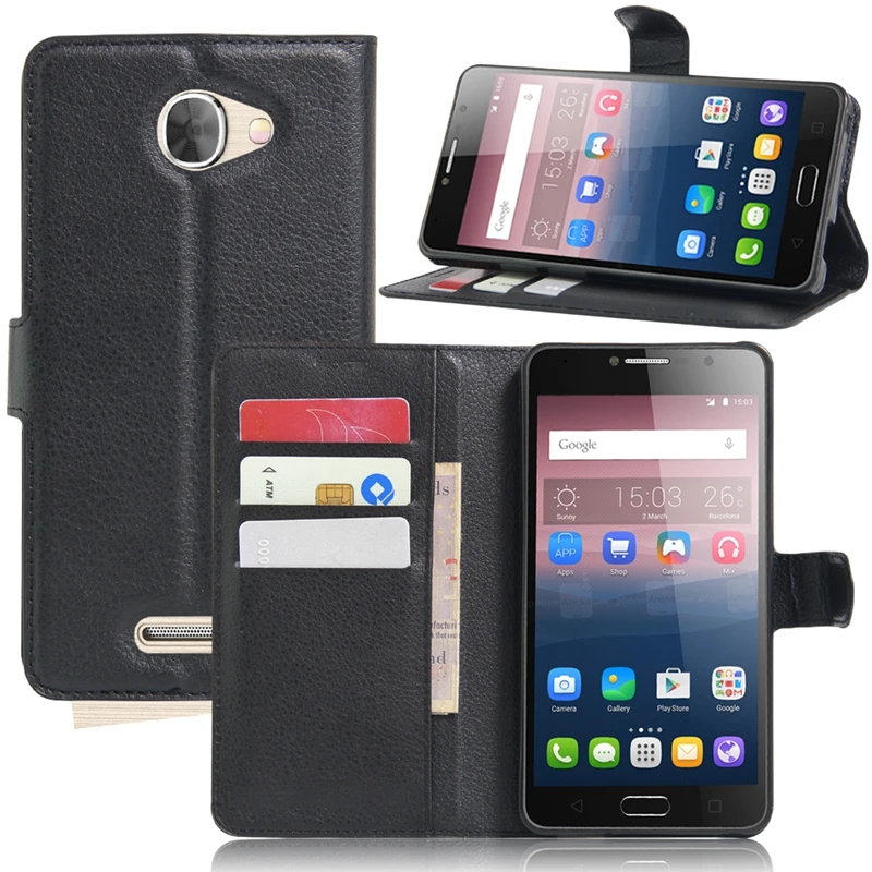 Luxury Phone Carcasa Case For Alcatel POP 4S 4 S 5095K Flip Cover ...