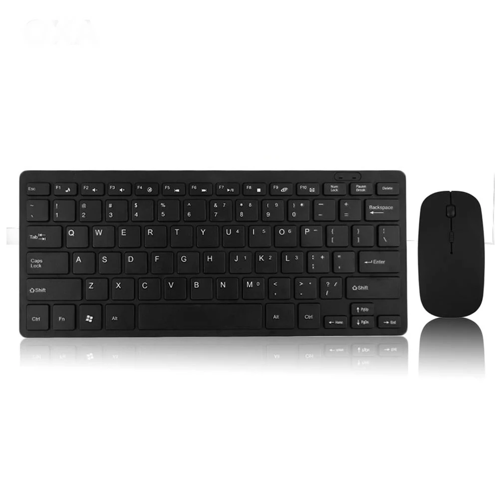 Multimedia 2.4G Wireless Micro USB Charging Mini Keyboard Mouse Combo ...