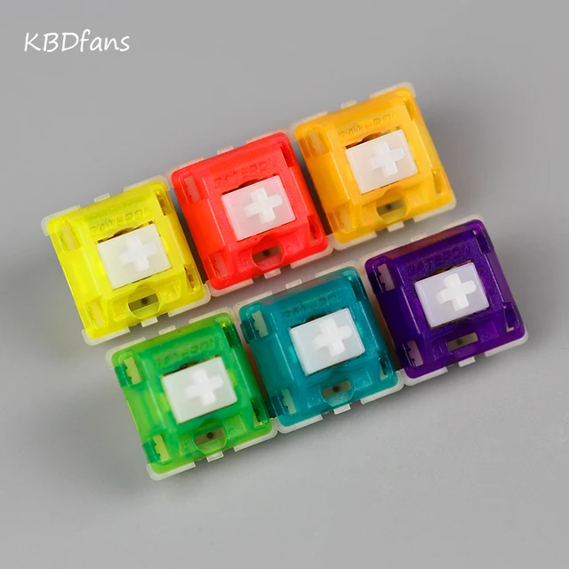 [modification] Coloured switch tops available at KBDFans : r ...