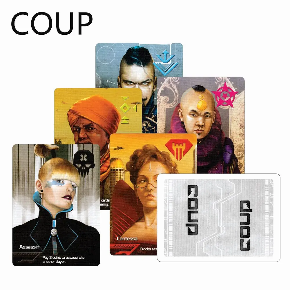 Aliexpress.com : Buy Full English Coup, Board Game,Party card Game ...