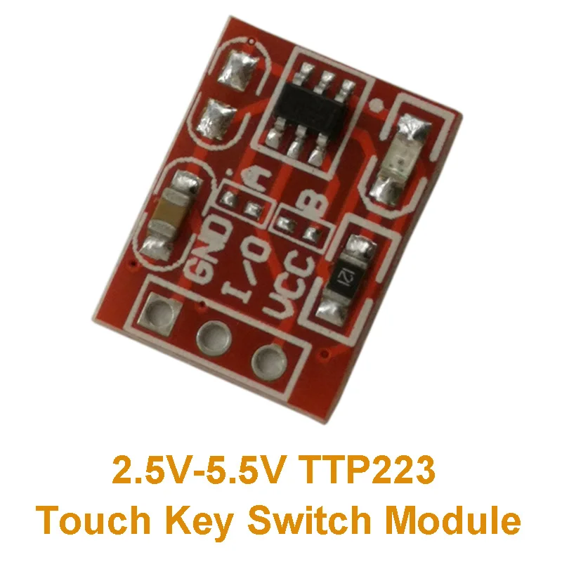 1Pce TTP223 Touch button Module Capacitor type Single Channel Self ...