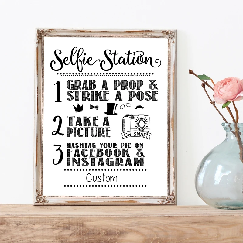 Selfie Station Signs