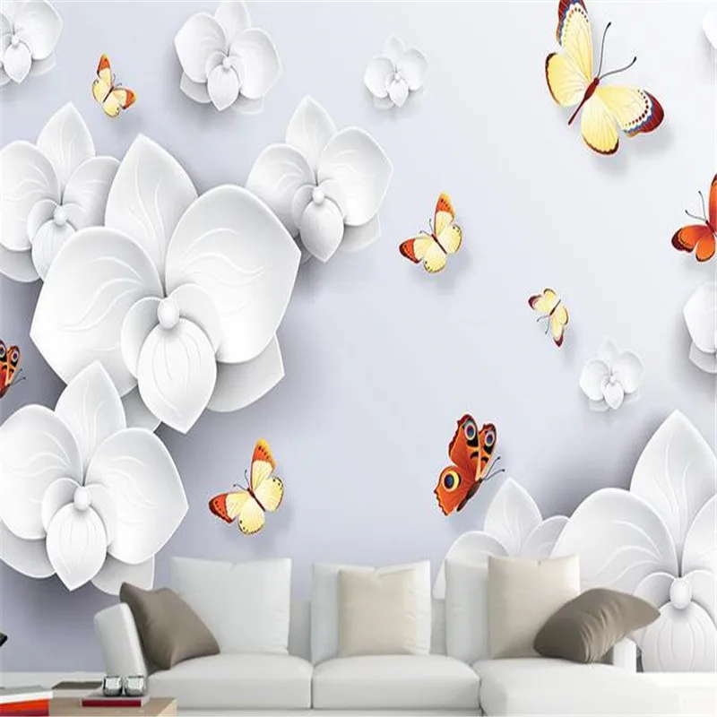 Flowers 3d Mural