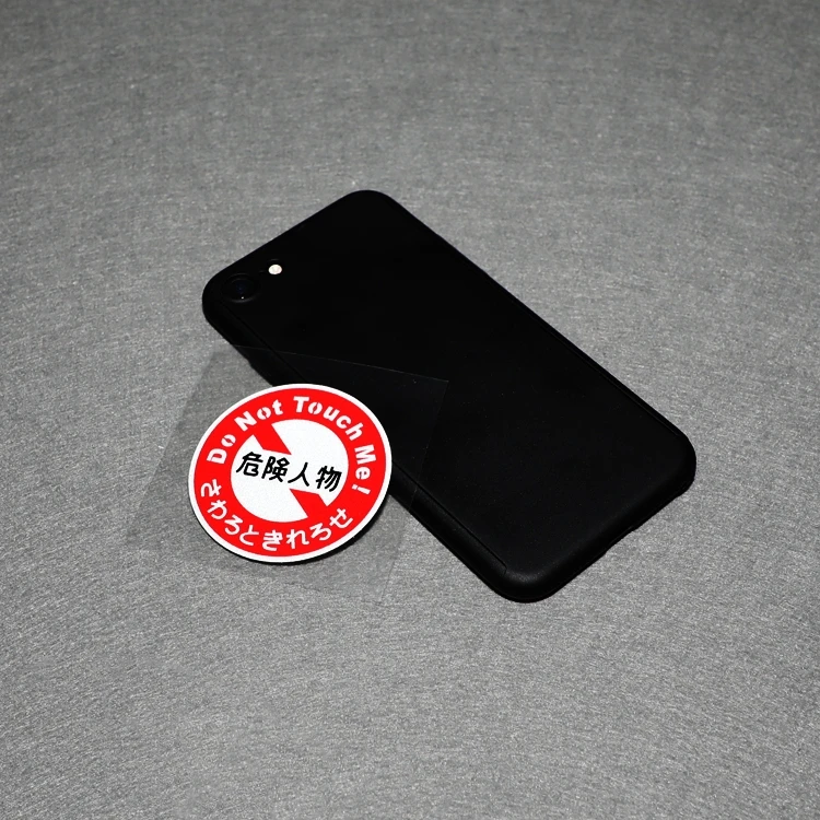 3PCS Warning Car Stickers Danger DO NOT TOUCH ME Japanese Motorcycle ...