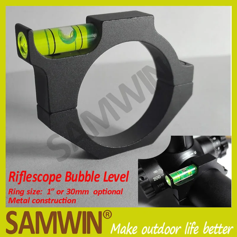 Tactical Rifle/Airgun Spirit Level Riflescope Bubble level for 1" or ...