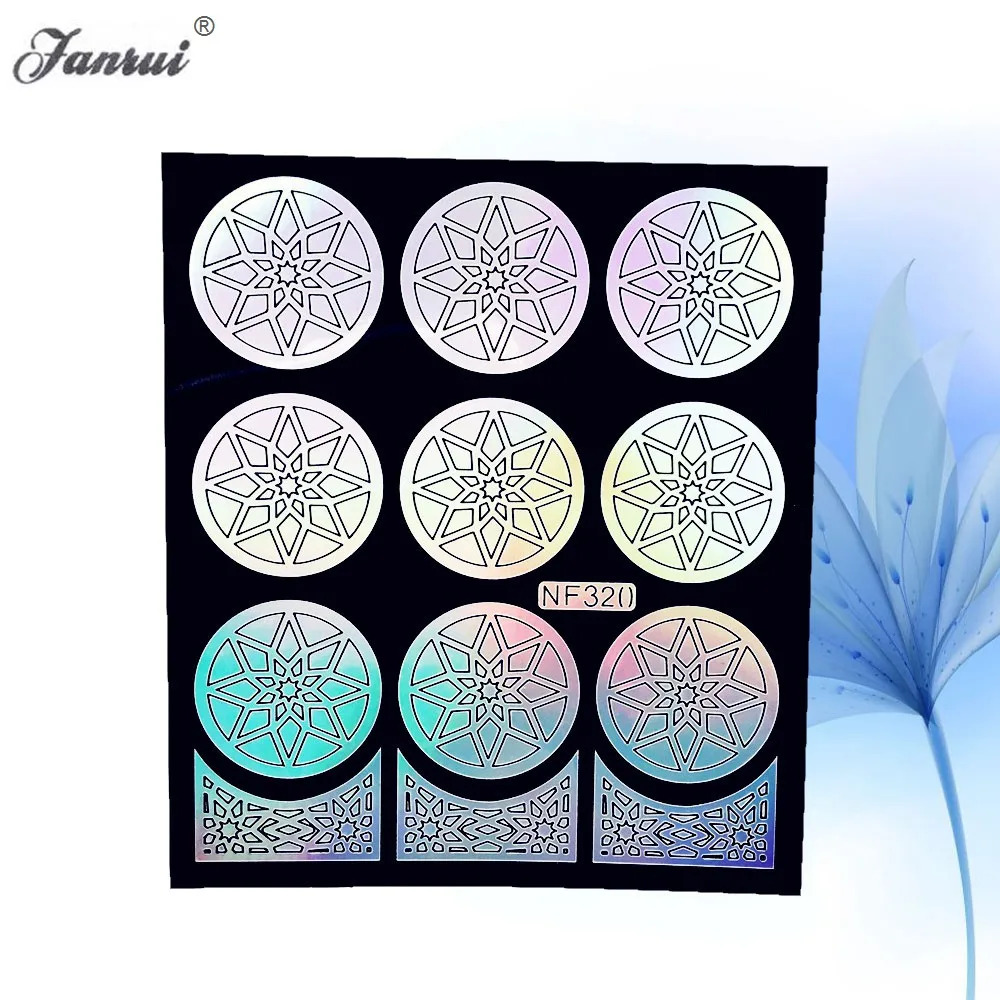 31 Pattern Star Holo Out Nail Vinyls Decals Easy Use Nail Art Tips ...
