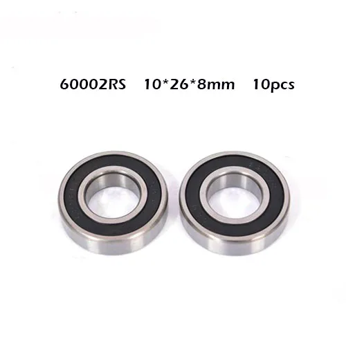 10PCS-6000-2RS-6000RS-6000ZZ-Bearing-ABEC-5-10PCS-10x26x8-mm-High ...