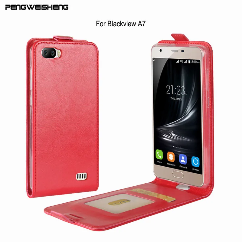 For Blackview A7 Case Luxury PU Leather Back Cover Coque For Blackview ...