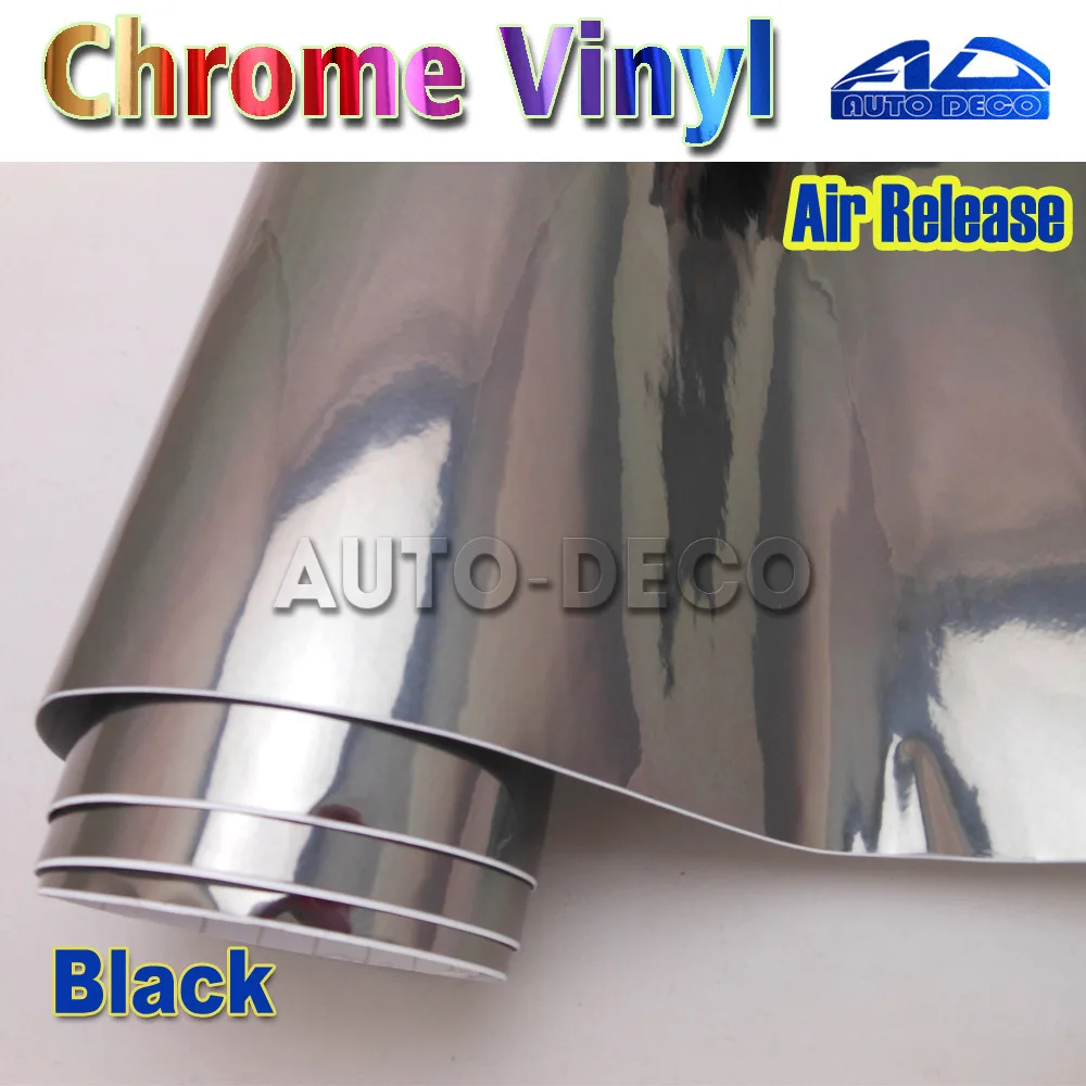 Black Chrome Vinyl Sheet