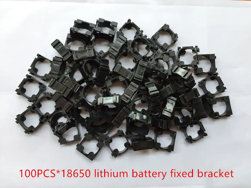 Practical-100 Pcs 18650 Lithium Cell Battery Holder Bracket For Diy ...
